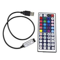 China USB 5V Powered 44 Key IR Remote Controller For LED RGB Strip Light for sale