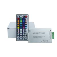 China Aluminum Case 44 Key RGB LED Controller 12A 24A For RGB Strip Light for sale