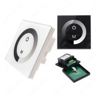 China Wall Mounted 12V 24V LED Lighting Dimmer Switch For Single Color Strip Light for sale