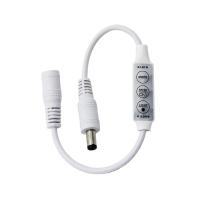 China Monochrome Single Color LED Strip Controller Dimmer 3 Button Manual Type for sale