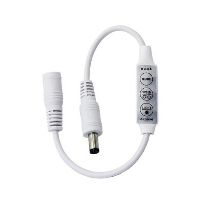 China Monochrome Single Color LED Strip Controller Dimmer 3 Button Manual Type for sale