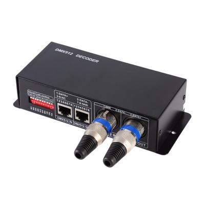 China Common Anode LED DMX Decoder Dmx512 RGB RGBW For DMX Lighting Solution for sale
