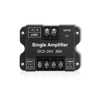 China 30A Iron Case LED Strip Amplifier Single Color Dimming For Monochrome Light Strip for sale