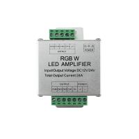 China 24A Aluminum Case LED Strip Amplifier RGBW Sync Signal For 5 Wire 4 Way for sale