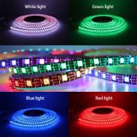 China RGB Changeable Color 5050 LED Strip Lights Individually Addressable Ws2812 for sale