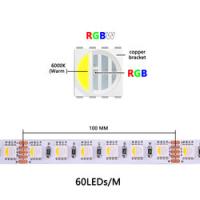 China Warm White LED RGB Strip Light Flexible DC 12V SMD5050 RGBW RGBWW for sale