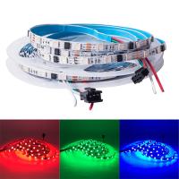 China 8mm Narrow LED Pixel Strip Light , RGB 5050 3535 Magic Dream Color LED Strip for sale