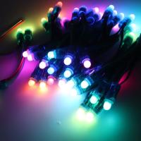 China Waterproof RGB LED Pixel Strip Light Addressable WS2811 Full Color for sale