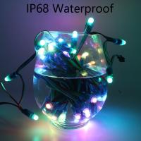 China Waterproof RGB LED Pixel Strip Light Addressable WS2811 Full Color for sale