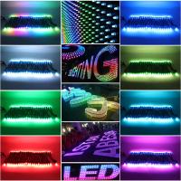 China Waterproof RGB LED Pixel Strip Light Addressable WS2811 Full Color for sale