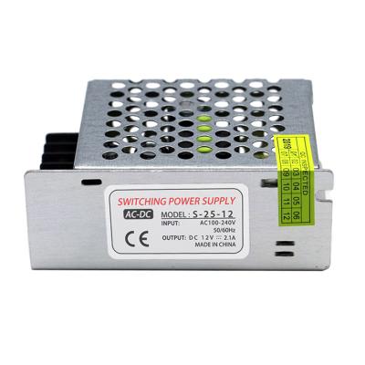 China Chassis Switch Power Supply With Aluminum Case 12V 2.1A 25W for sale