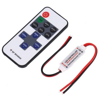 China RF Wireless LED Mini Controller Remote Control For Monochrome Strip Light for sale