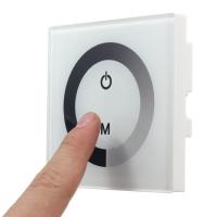 China Wall Mounted 12V 24V LED Lighting Dimmer Switch For Single Color Strip Light for sale