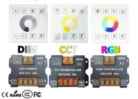China Iron Case LED Controller Dimmer 10A 1 Channel With RF Full Touch Panel for sale