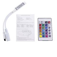 China Mini IR 24 Key LED RGB Controller DC 12V Infrared Remote 72W Power for sale