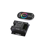 China Wireless RF Remote LED Controller , RGB LED Music Controller 18A For 5050 Light Strip for sale