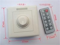 China 86 Wall Type Knob LED Switch , Single Colour LED Controller With RF Remote Control for sale