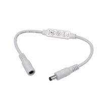 China Monochrome Single Color LED Strip Controller Dimmer 3 Button Manual Type for sale