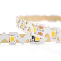 China 12V S Shape LED Strip , SMD2835 Bendable LED Tape Light Single Colour For Decorative for sale