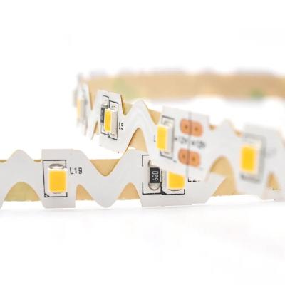 China 12V S Shape LED Strip , SMD2835 Bendable LED Tape Light Single Colour For Decorative for sale