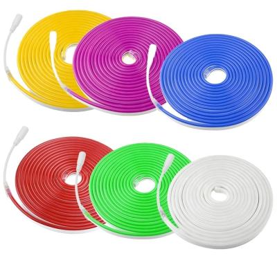 China SMD2835 LED Neon Strip Light Flexible PVC RGB Waterproof With 12V 110V 220V for sale