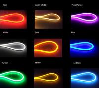 China SMD2835 LED Neon Strip Light Flexible PVC RGB Waterproof With 12V 110V 220V for sale