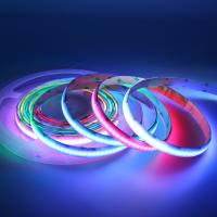 China 24V 720leds / Meter LED COB Strip Light Dream Color Soft With Remote Control for sale