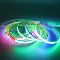 China 24V 720leds / Meter LED COB Strip Light Dream Color Soft With Remote Control for sale