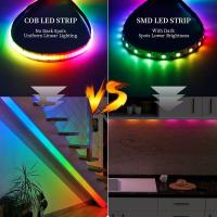 China Full Color RGBW LED COB Strip Light 24V 720LEDs/M For Decoration for sale