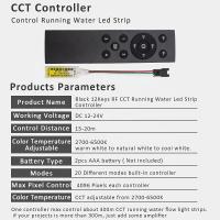 China SMD2835 Single Color LED Strip Running Water Flowing With Touch Control ODM for sale