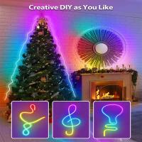 China Silicone Flexible LED Neon Strip Light For Bedroom Playroom Decoration for sale