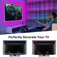 China 60leds / Meter Remote Control LED Strip Light For TV Backlight Bedroom Decortion for sale