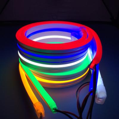 China Waterproof IP67 LED Neon Strip Light , RGB LED Neon Flex Rope DC12V AC110V AC220V for sale