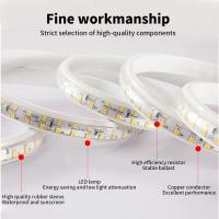 China Ac110v Single Color Led Strip 220v Monochrome Light Strip Highlight Double Row Lamp Beads for sale