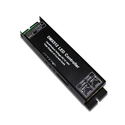 China Manual Switch Type LED DMX Decoder Constant Voltage PWM Signal for sale