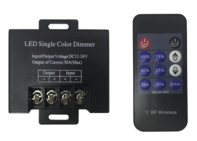 China LED Strip Dimmer Single Color Strip Dimmable Controller DC12v 30A 360W for sale