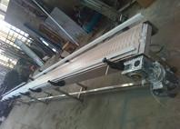 China Hot Sale Plastic Slat Chain Conveyor Slat Conveyor for Bottles Conveying for sale