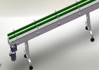 China Stainless Steel Inclined Slat Chain Conveyor for Sale for sale
