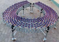 China Non-powered or Powered Flexible Skate Wheel Conveyor For Conveying for sale