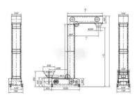China Carbon Steel Vertical Bucket Elevator for Granule Transport for sale