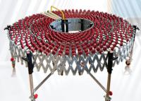 China Unpowered Explandable Roller Conveyor Skate Wheel Conveyor with Various Shapes for sale