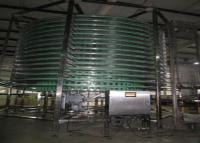 China Food Grade Spiral Cooling Tower Vertical Modular Conveyor for Cooling for sale