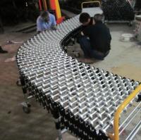 China Zzgenerate Various Shapes Plastic Explandable Roller Conveyor for Cartons Conveying for sale