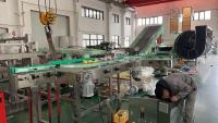 China Zzgenerate Slat Chain Conveyor System Accumulating Table for Cans/Bottles for sale