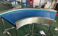 China Custom Carbon Steel/Stainless Steel Curved Belt Conveyor with Adjustable Height for sale