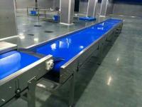 China Adjustable Speed Belt Conveyor for Various Industries with Customizable Dimensions for sale