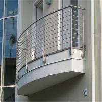 China Stainless Steel Staircase Balustrade Rod Bar Interior Railing 304 42.4mm for sale