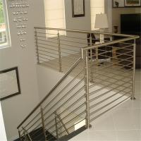 China Stainless Steel Staircase Balustrade Rod Bar Interior Railing 304 42.4mm for sale