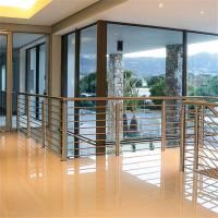 China Stainless Steel Staircase Balustrade Rod Bar Interior Railing 304 42.4mm for sale