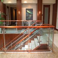 China Modern Glass Balustrade Railing 10mm Tempered for Apartment Balcony Deck Terrace Staircase for sale